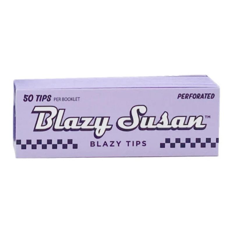 Filter Tips Blazy Susan Perforated Purple Box of 25 | Maq
